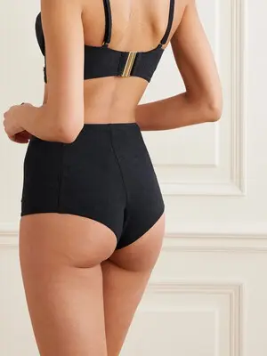Versace Embellished Jacquard Bikini Briefs
