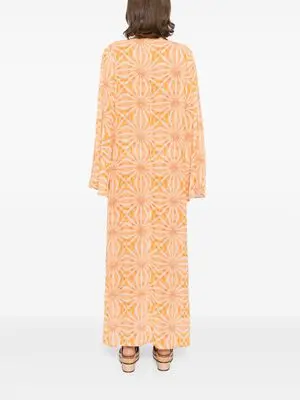 BAMBAH Geometric-print Maxi Dress