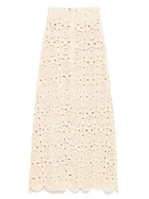 BAMBAH Floral Embroidery Skirt