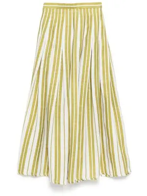 BAMBAH Striped Pleated Skirt
