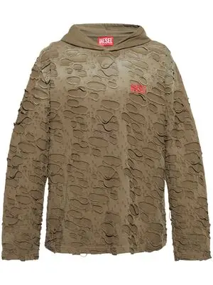 DIESEL® T-crane-ls Hoodie - Neutrals