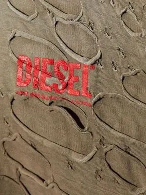 DIESEL® T-crane-ls Hoodie - Neutrals