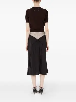 MAISON MARGIELA Elastic-waistband Pleated Skirt