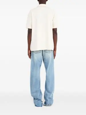 MAISON MARGIELA Logo-print Polo Shirt
