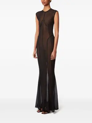 Nina Ricci Sheer Maxi Dress