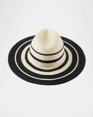 Eugenia Kim Striped Fedora - Emmanuelle