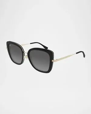 Maui Jim Violet Lake Cat-eye Sunglasses - Black