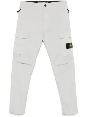 Stone Island Compass-badge Cargo Trousers - Grey