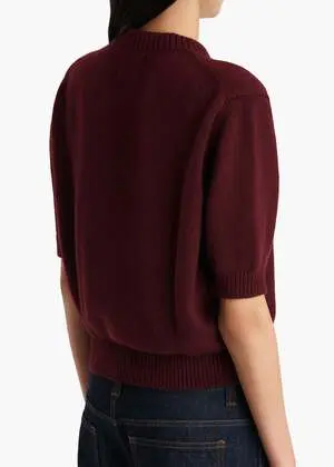 Khaite Davin Pullover - Eggplant