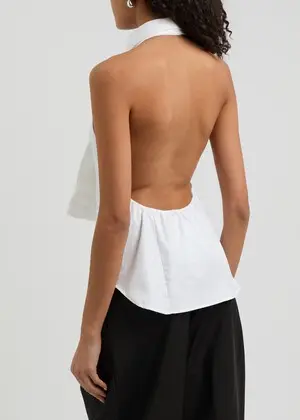 BETTTER Kennedy Open-back Cotton Shirt