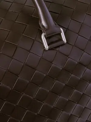 Bottega Veneta Intrecciato Leather Duffle Bag