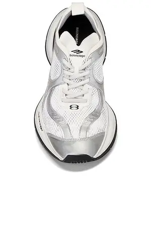 Balenciaga Circuit Sneaker - White & Silver