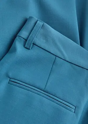 ESSE STUDIOS Homme Wide-leg Woven Trousers - Blue