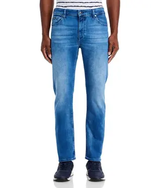 BOSS Delaware Slim Fit Jeans - Medium Blue