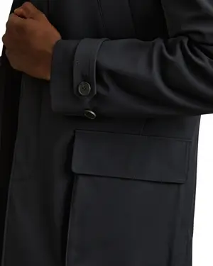 REISS Player Hybrid Overcoat