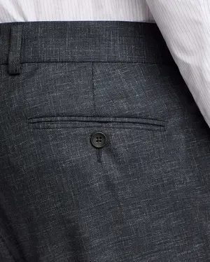 Vince Melange Solid Slim Fit Suit Pants - Grey