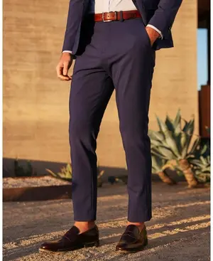 Mizzen+main Fresco Suit Pant - Navy