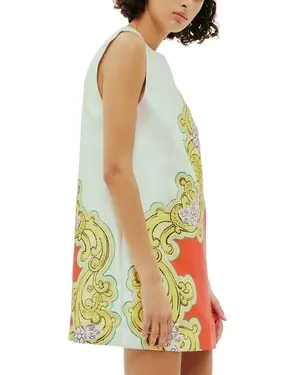 mini white dress for bride Lola Mini Satin Wedding Dress