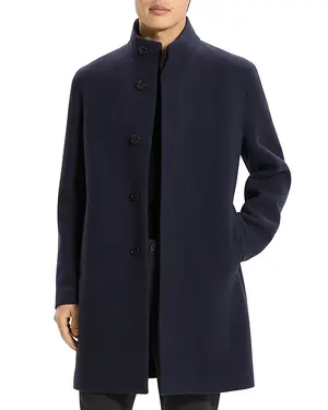 Men's Navy Wool Coats