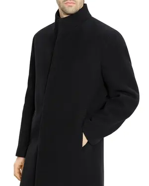 Theory Belvin Wool Coat - Black