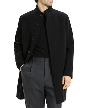 Theory Belvin Wool Coat - Black