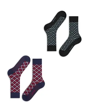 Falke Smart Check Crew Socks Pack Of 2 - Sortiment