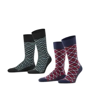 Falke Smart Check Crew Socks Pack Of 2 - Sortiment