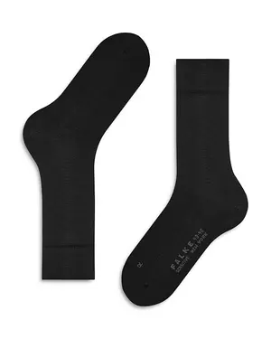 Falke Sensitive New York Crew Socks - Black