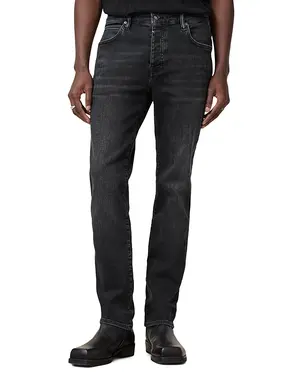 Allsaints Raw Edge Hem Jeans For Men