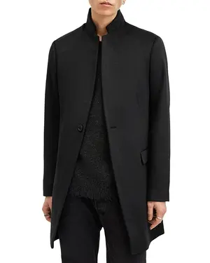 ALLSAINTS Hargrove Slim Fit Coat - Black
