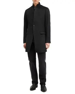 ALLSAINTS Hargrove Slim Fit Coat - Black