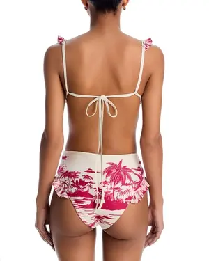 Agua Bendita Agata Palms Bikini Top