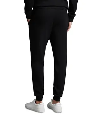 REISS Premier Interlock Drawstring Pants - Navy Blue
