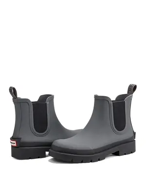 Hunter Orford Chelsea Boots - Medium Grey