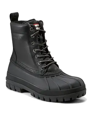 Hunter Southall Lace Up Boots - Black
