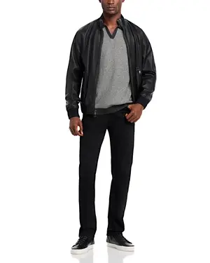 FRAME Jetset Modern Straight Fit Jeans - Black