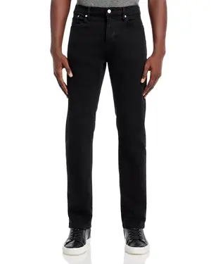 FRAME Jetset Modern Straight Fit Jeans - Black