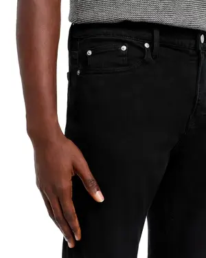 FRAME Jetset Modern Straight Fit Jeans - Black