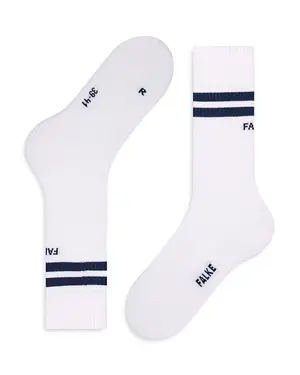 Falke Dynamic Cotton Blend Double Stripe Crew Socks