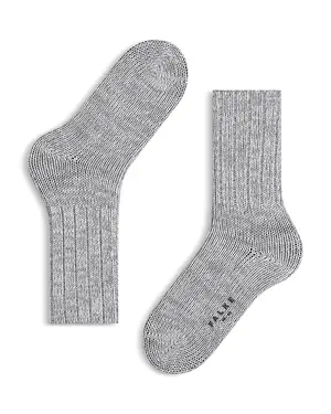 Rains Falke Brooklyn Cotton-blend Boot Socks - Metal Grey