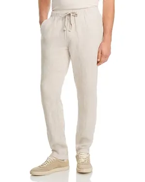 Faherty Brand Linen Drawstring Pants - Weathered