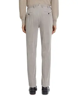 Zegna Cashco Corduroy Trousers - Light Taupe