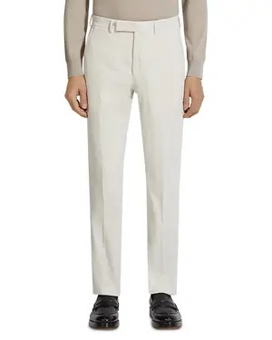 Zegna Zegna Cashco Corduroy Trousers Off White