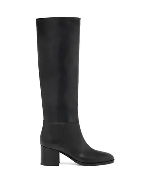 Italian Leather Knee High Boots