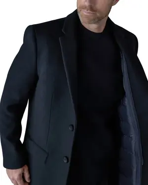 Mackage 3-in-1 Wool Coat With Down Liner - Navy