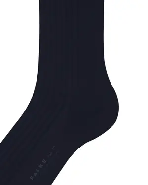 Falke No. 13 Knee-high Ribbed Socks - Dark Navy