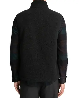 Vince Teddy Fleece Zip-up Vest