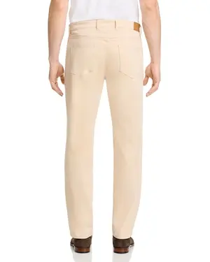 Peter Millar Signature Sateen Five-pocket Pants - Sand