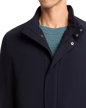 Corneliani Nylon Rain Coat With Removable Liner