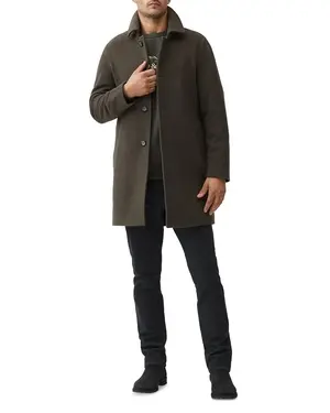 Rodd & Gunn Westgate Button-front Coat - Olive